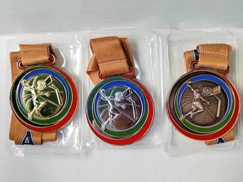 Basketball medals 6cm diameter SLAMDUNK design in gold silve - TikTok ...