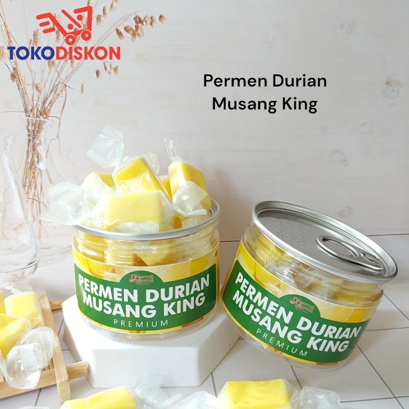 Permen Durian Musang King Kemasan CAN - Candy Camilan Snack - Shop ...
