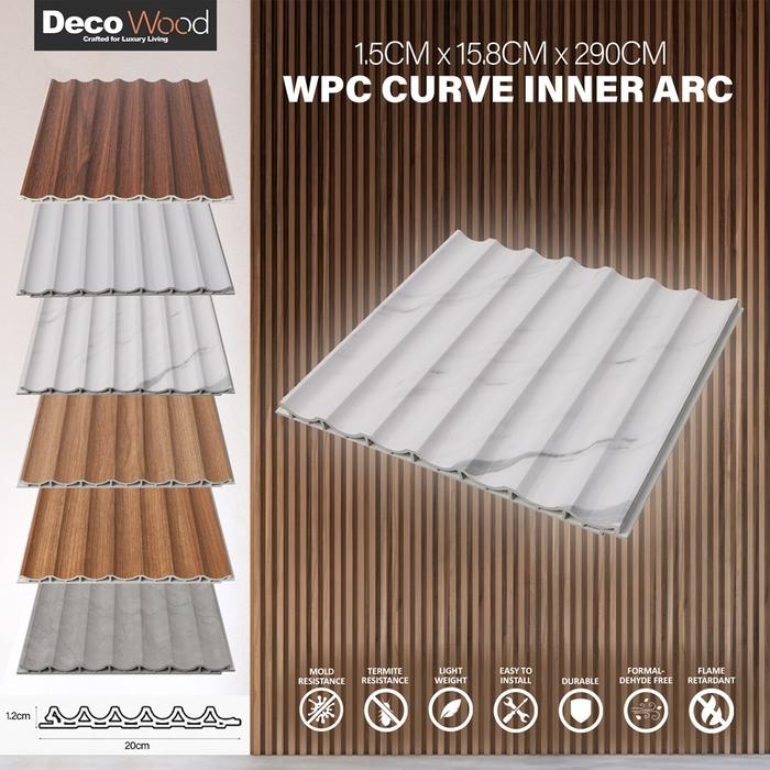 Promo Wood Wall Panel WPC Wall Panel Composite PVC Woodpanel Wallpanel ...
