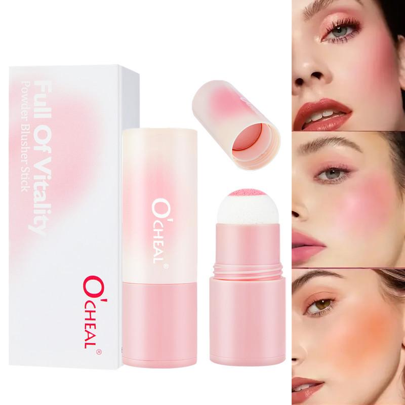 OCHEAL monochrome blush repair stick nude makeup lasting rouge - TikTok ...