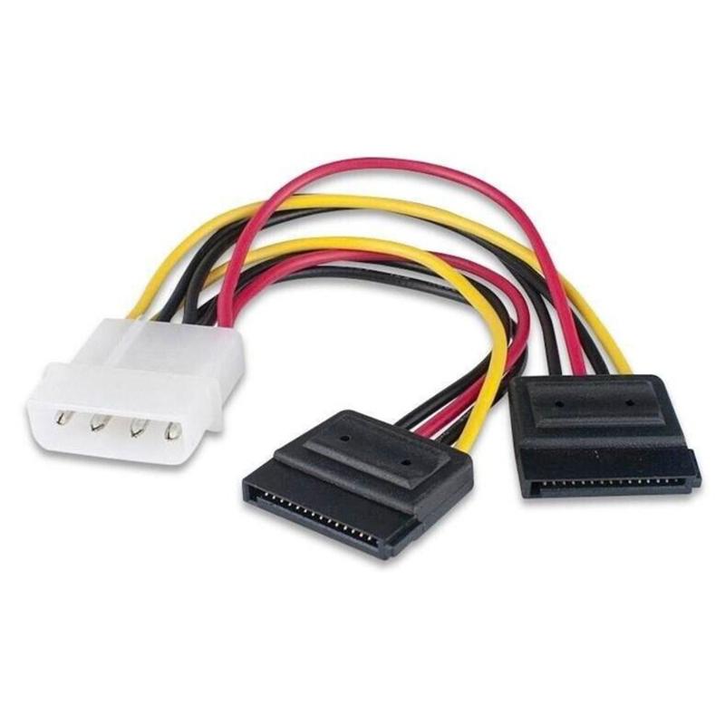 Durable Molex to SATA Dual Hard Drive Power Lead 4 Pin to 15 - TikTok ...