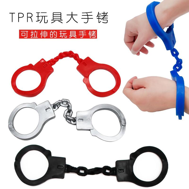 Creative Expandable Material Big Handcuffs Children Decompression ...