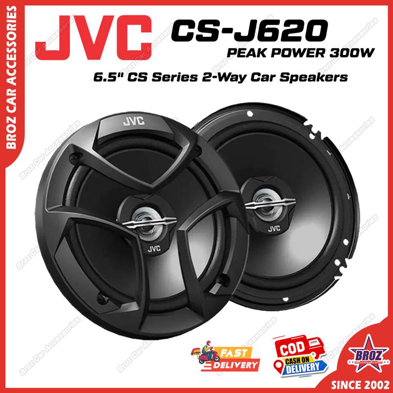 [COD] JVC CS-J620 300W 6-1/2 6.5 Inch CS Series 2 Way Coaxia - TikTok ...