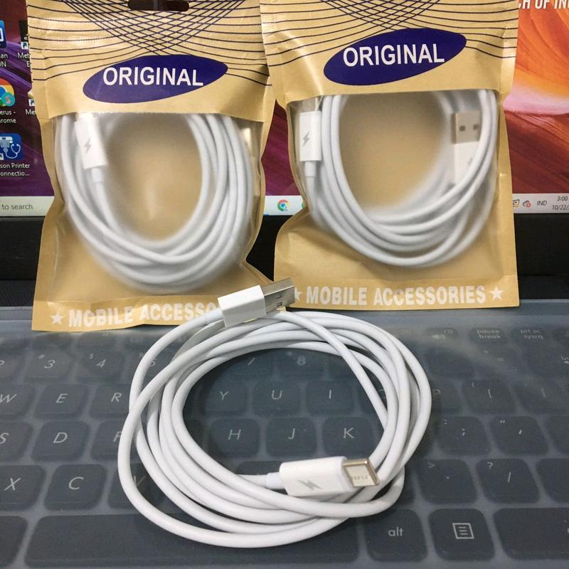 kabel data tipe-c 1M 2M 3M - Shop | Tokopedia