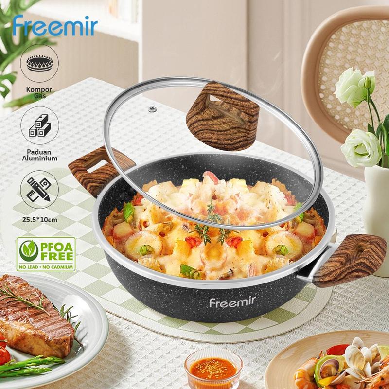 [EXCLUSIVE] Freemir Wok Pan 24 cm Wajan Panci Penggorengan Bahan - Shop ...