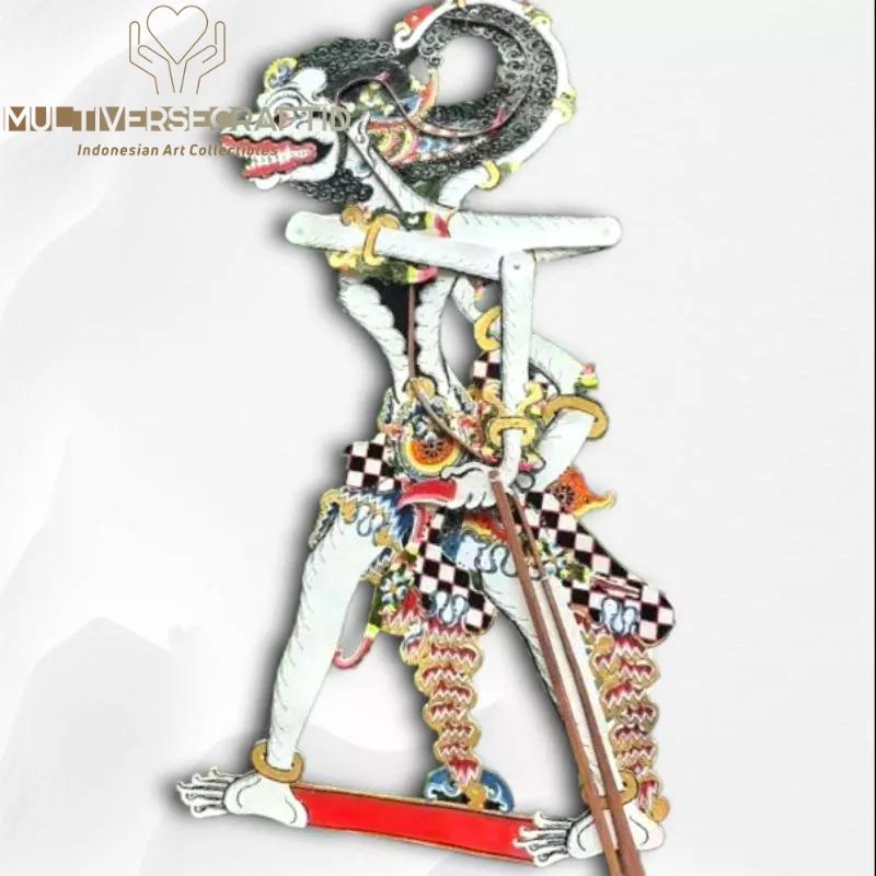 Wayang Alusan Kulit Sapi Asli Anoman/Hanoman Gapit Bambu Ukuran - Shop ...