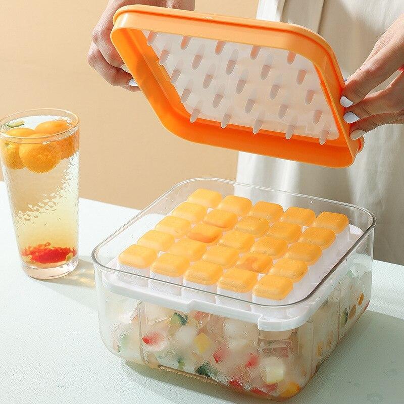 Ice Grille Mold Silicone Food Grade Ice Grille Frozen Ice Block ...