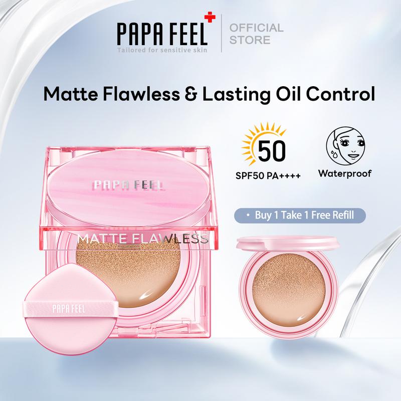 PAPA FEEL Matte Concealer Translucent BB Cushion With Refill - TikTok ...