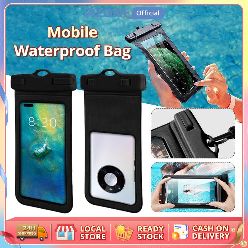 Mobile Waterproof Bag Waterproof Float Phone Pouch with Neck - TikTok ...