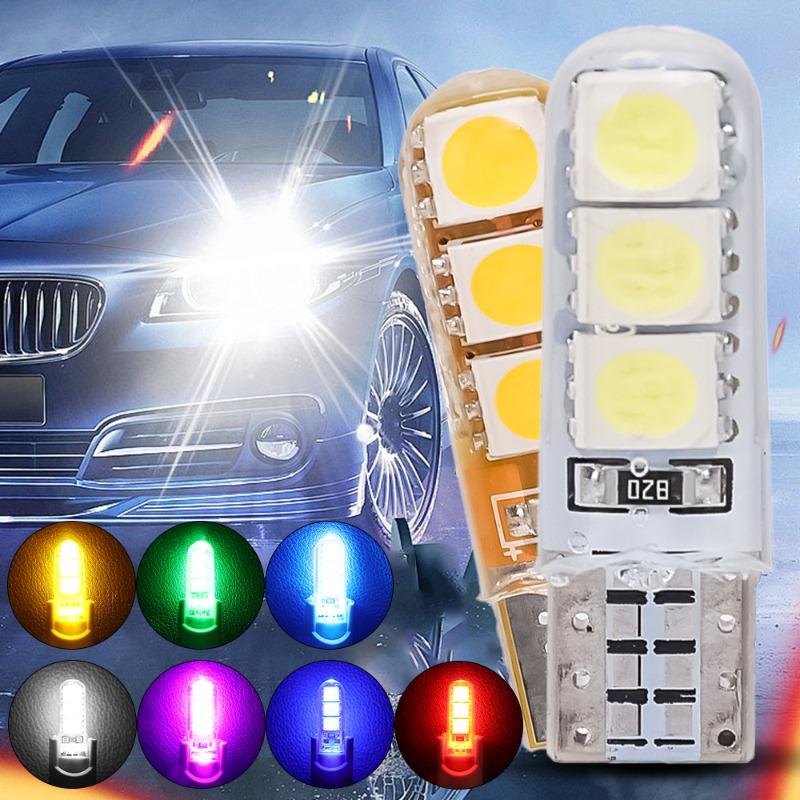 New T10 5050 6SMD DC Waterproof Multicolour LED Side Light Indicator ...