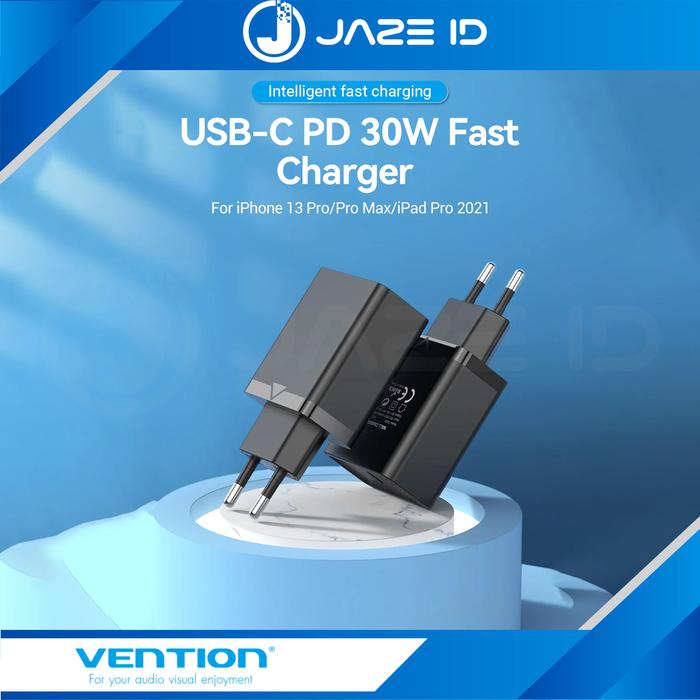 Jual Vention Charger USB Type C Fast Charging 30w Iphone Android ...