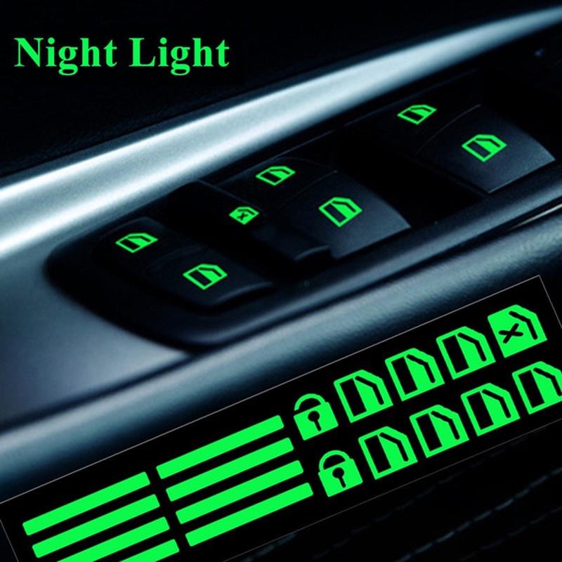 Window Luminous Stickers Luminous Door Button Safety Fluorescent ...