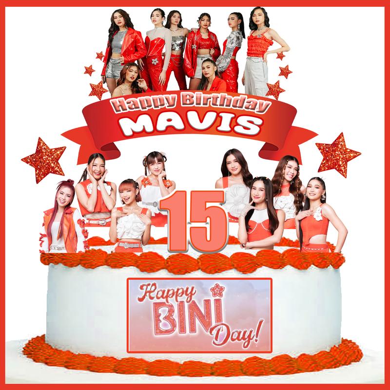 BINI Customized cake topper and party decorations - TikTok Shop Philippines