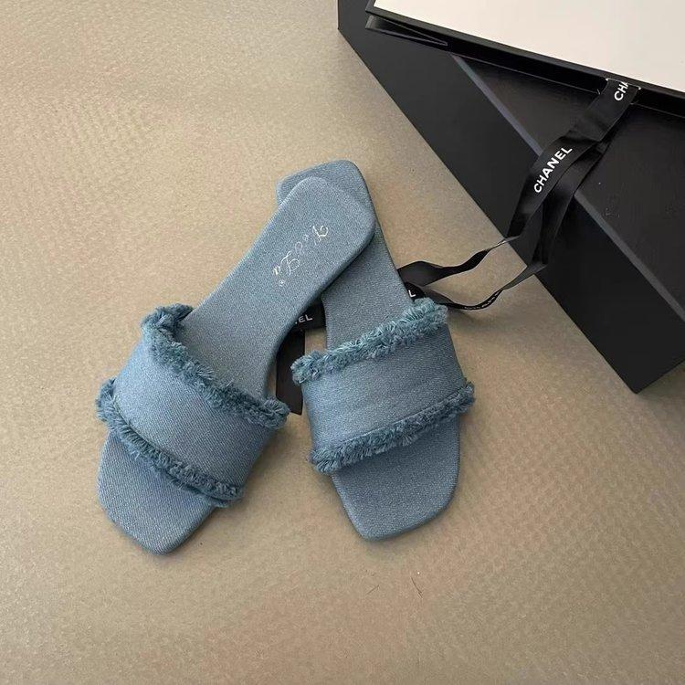 Kasut Gaya Roman, Tali Silang Elegan, Gaya Retro Musim Panas, Tapak ...
