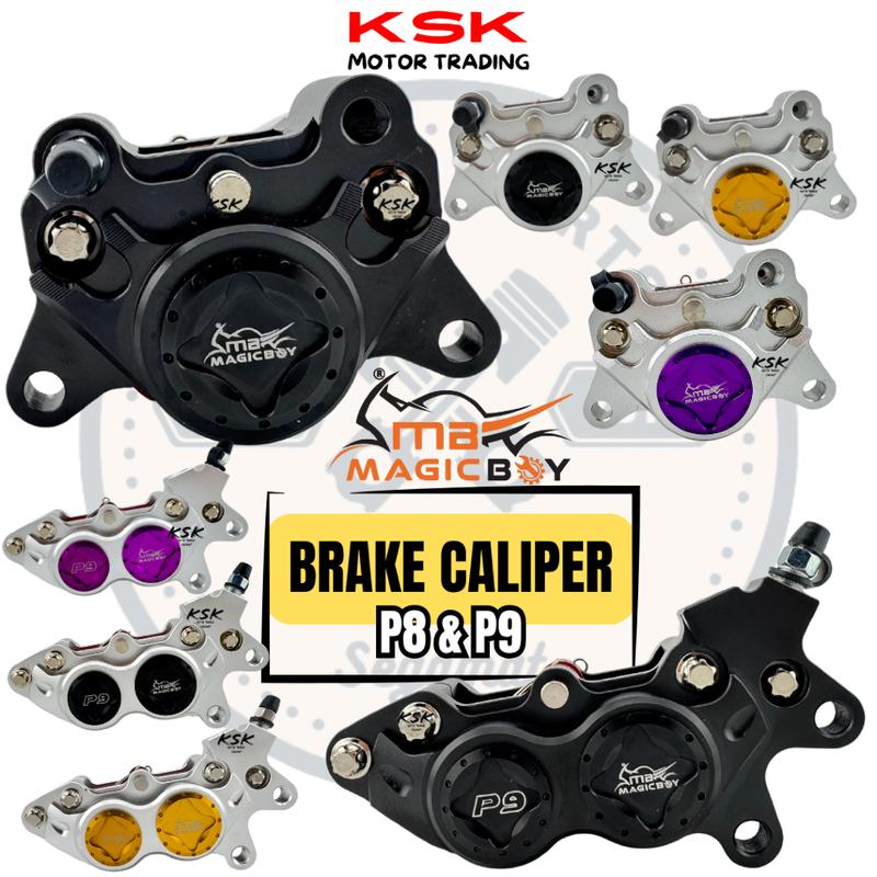 MAGIC BOY BRAKE CALIPER FRONT & REAR P9 P8 1POT SINGLE 2POT DOUBLE ...