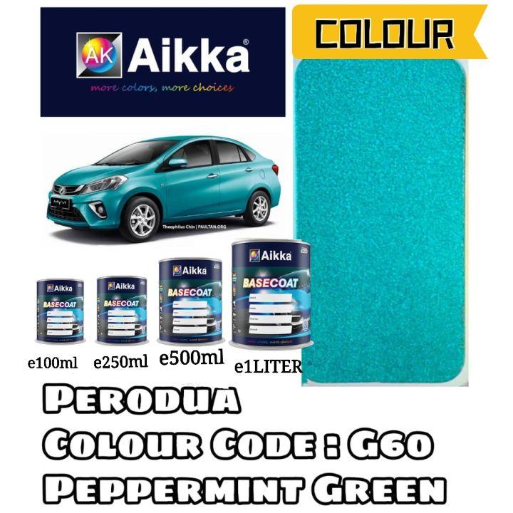AIKKA AUTOMOTIVE PAINT PERODUA G60 PEPPERMINT GREEN/TOUCH UP - TikTok ...