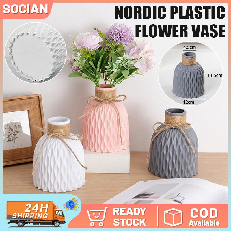 Water Waves Vases Plastic Flower Vases for Centerpieces Whit - TikTok ...