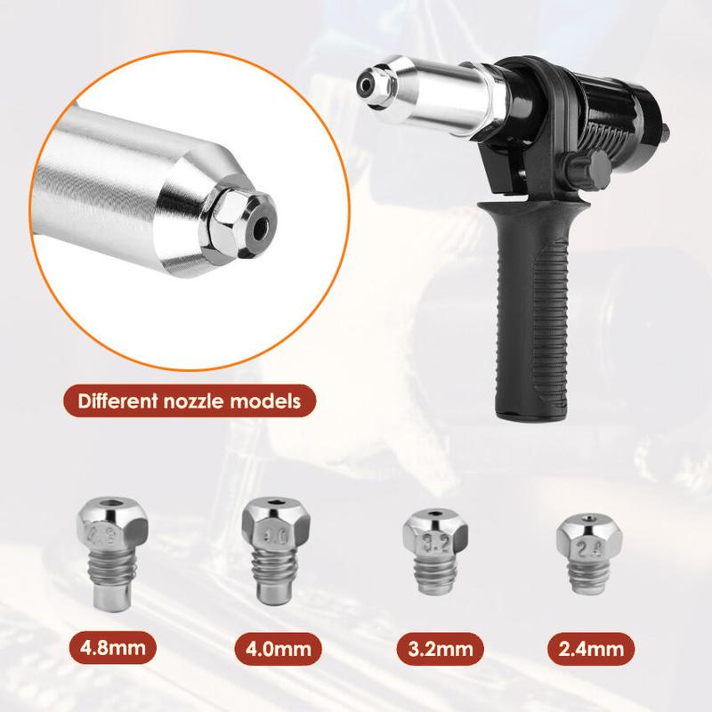 （6PCS Elektrik Rivet Nut Gun Power Drill Rivet Gun Adapter Cordless ...