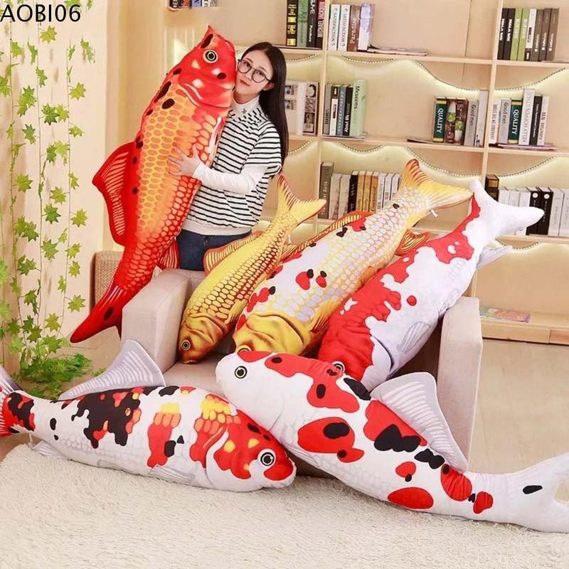 Anak Patung Boneka Ikan, Simulasi Ikan Kartun, Mainan Mewah Ikan ...