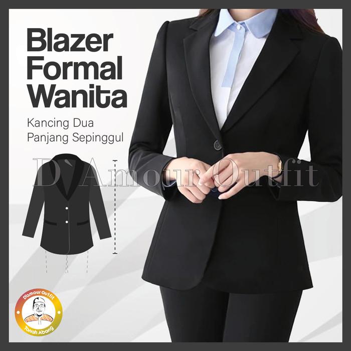 BLAZER FORMAL WANITA, BLEZER KANTOR CEWEK, JAS KERJA PEREMPUAN, - Shop ...