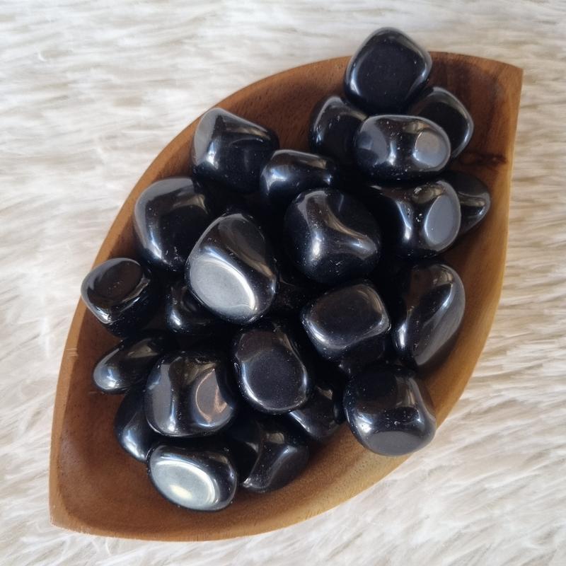 Black Obsidian Tumbled Stone - Small - Black Obsidian Crysta - TikTok ...