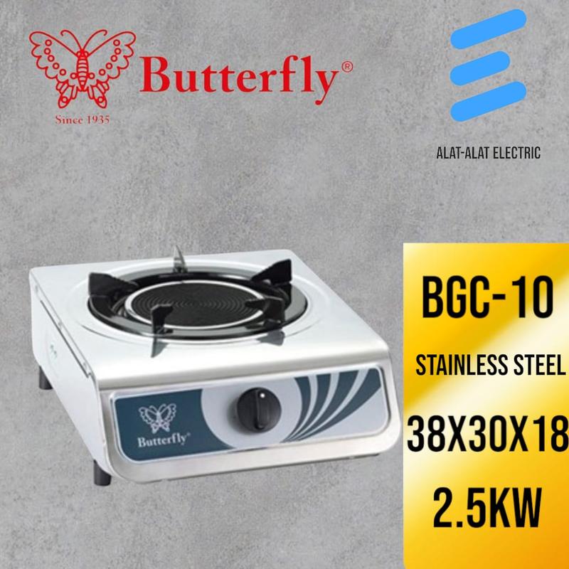 Butterfly Infrared Single Gas Stove - BGC-10 - TikTok Shop Malaysia