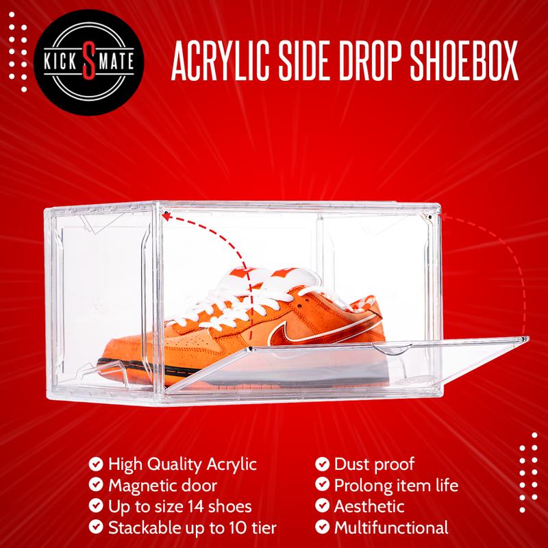 Kicksmate Acrylic Shoebox Side Drop MS-02 - TikTok Shop Philippines