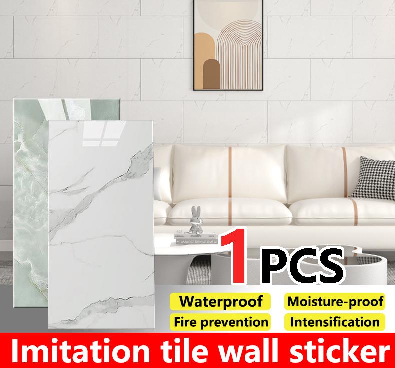 Marble Wallpaper adhesive Waterproof decor wall PVC 30×60cm printed ...