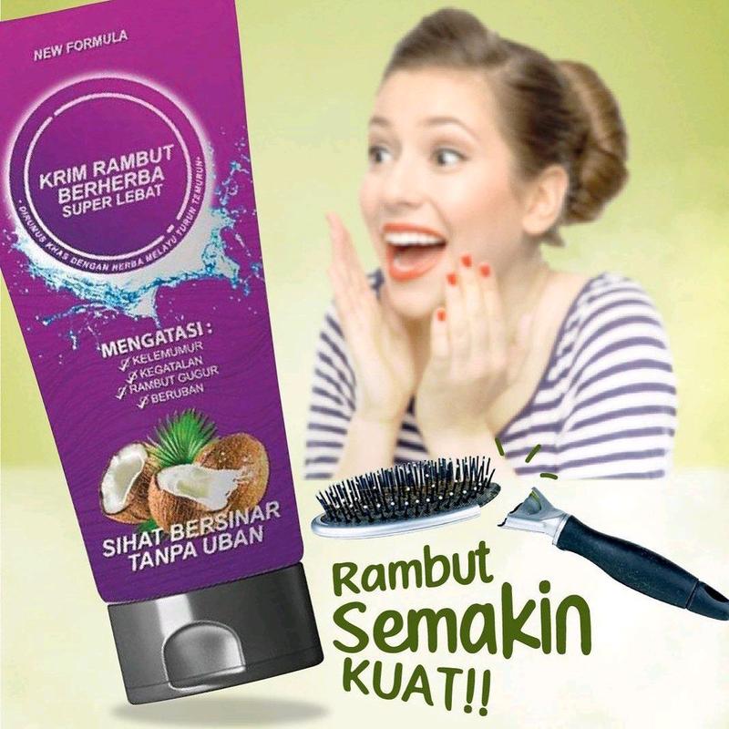 SUPER LEBAT D'HERBS KRIM Hair Haircare Melebatkan Rambut Treatments ...