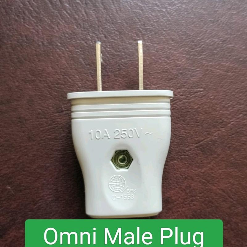 Omni Male Plug 10Amps heavy duty max to 2200Watts - TikTok Shop Philippines