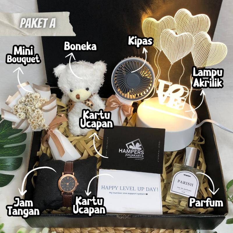 KADO ULANG TAHUN CEWEK HAMPERS GIFT BOX ULANG TAHUN JAM TANGAN - Shop ...