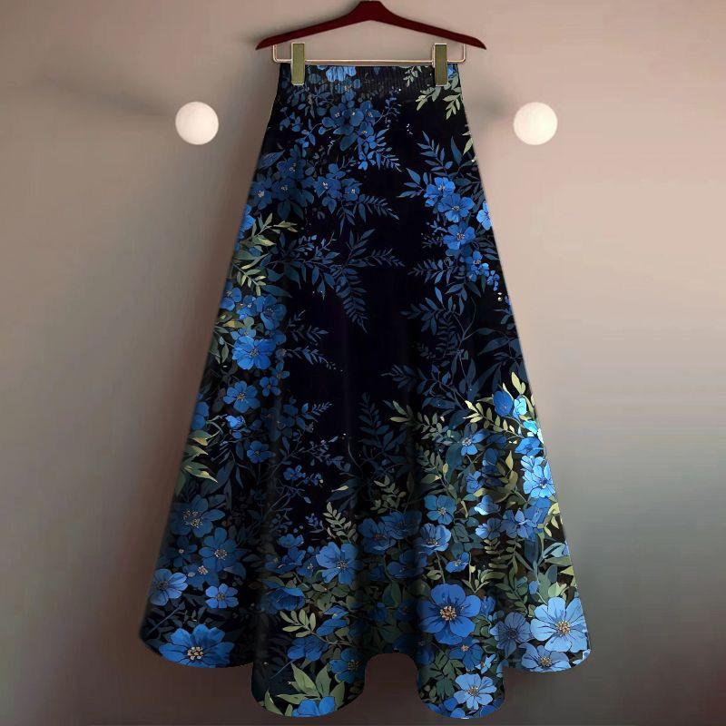 Skirt Separuh Wanita, Corak Mawar, Panjang Pertengahan, Rekaan - TikTok ...