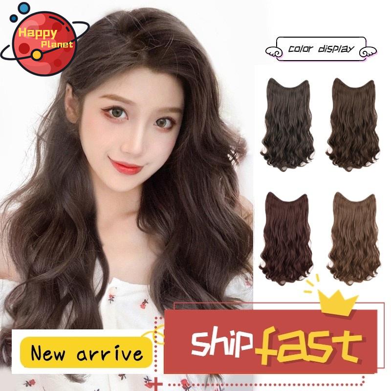 Invisible U-Shaped Big Wave Wig Hair Extension for Natural-Looking ...