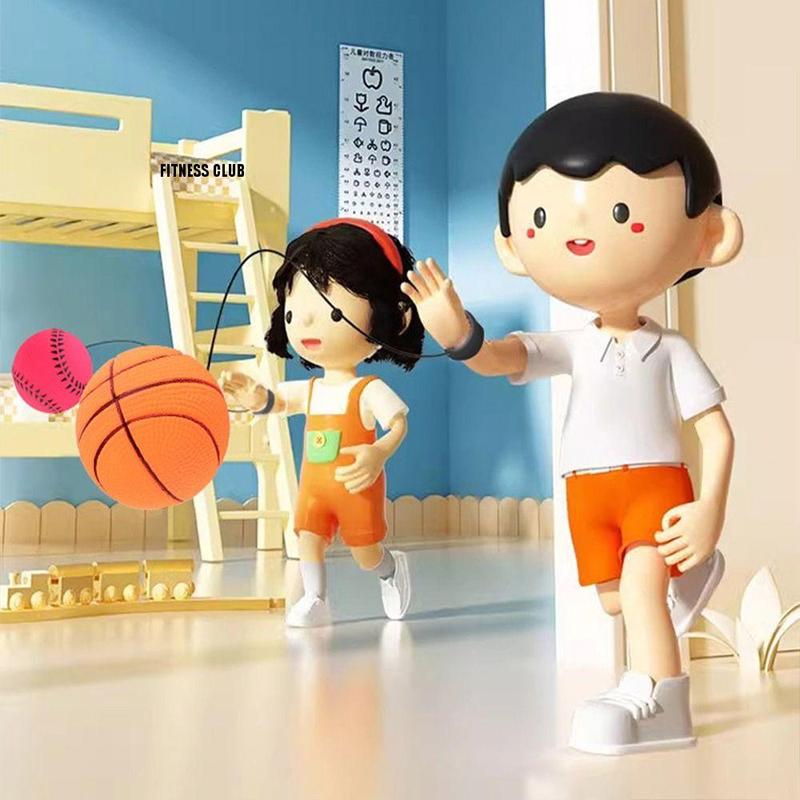 FITNESS CLUB Creative On String Elastic Bouncing Return Ball - TikTok Shop Singapore