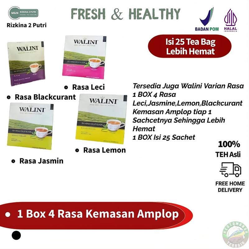Tea Lychee Lemon Blackcurant Tea Fruit Teh Celup Walini Varian Rasa ...