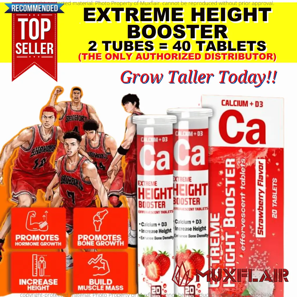 Extreme Height Booster Effervescent Tablet Natural Height Growth ...