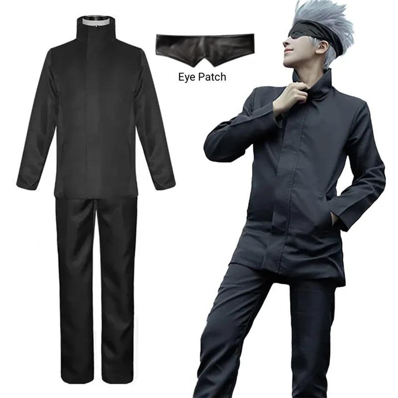 Jujutsu JJK Manga Anime Satoru Gojo Cosplay Costume Eye Patc - TikTok ...