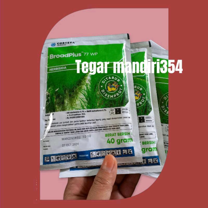 HERBISIDA BROAD PLUS 40GRAM herbisida ally plus Racun gulma padi - Shop ...