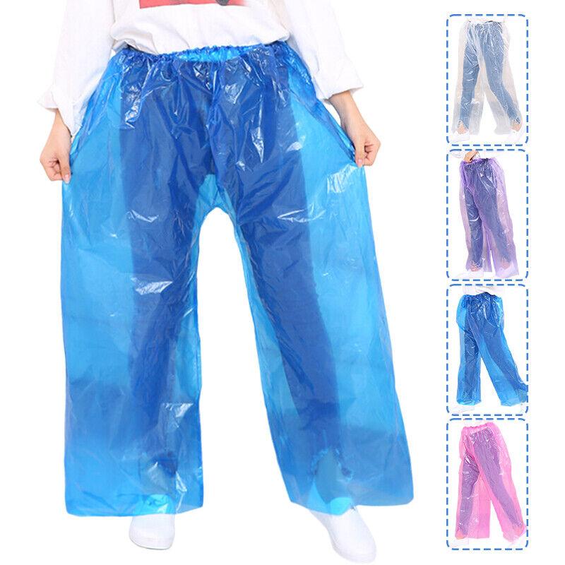 1x Disposable Rain Pants Waterproof Rain Pants Camping Hiking ...