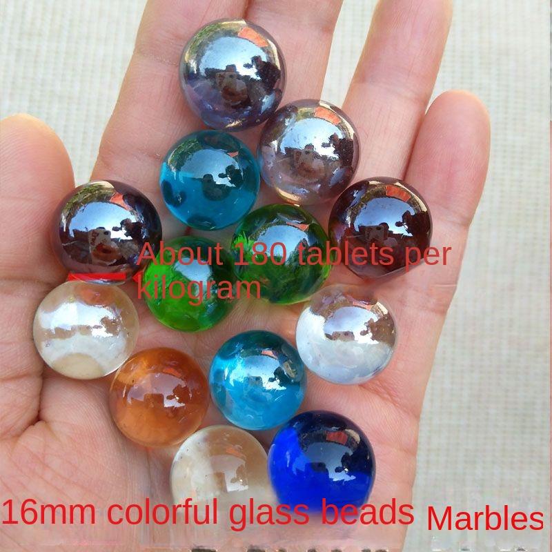 Manik Kaca, Berwarna, 16mm, Guli, Mainan Kanak-kanak, Reka Bentuk China ...