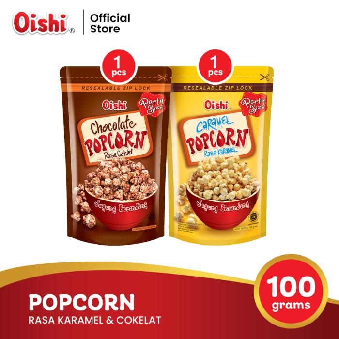 Popcorn Rasa Karamel + Popcorn Rasa Coklat - Shop | Tokopedia