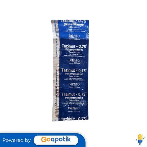 Jual TAZIMUT 0.75 MG STRIP 10 TABLET - Kab. Bandung - Apotek Jaya ...