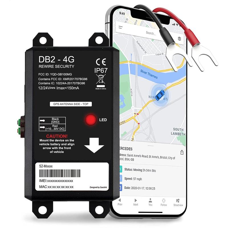 GPS Vehicle Tracker - DB2 Hard-Wired Tracking Device | Personal ...