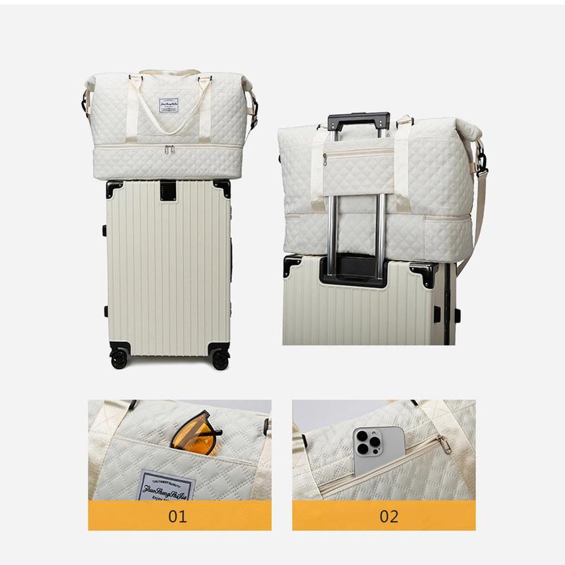 [Gd-Luck]Foldable Travel Bag Wet Dry Separion Werproof Handbag - TikTok ...