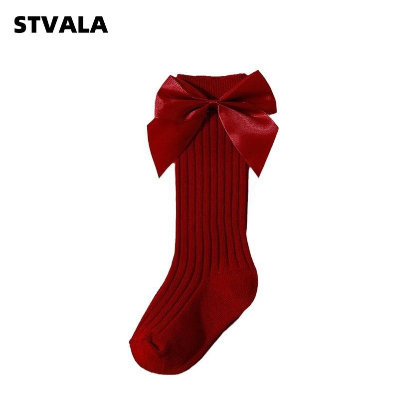 Kids Girls Bow Socks, Sweet Soft Elastic Toddler Socks Lightweight ...