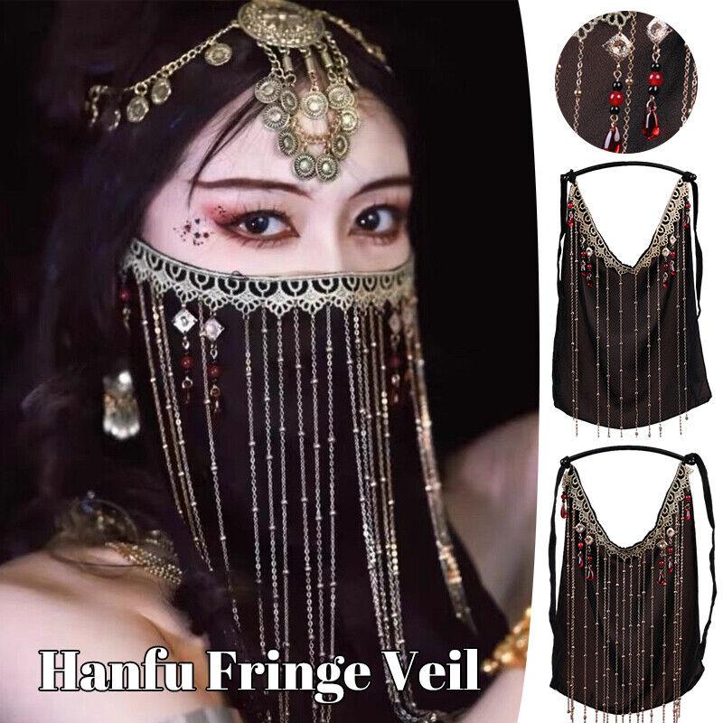 Tudung Pinggiran Hanfu, Hiasan Muka Gaya Cina, Langsir Muka, - TikTok ...