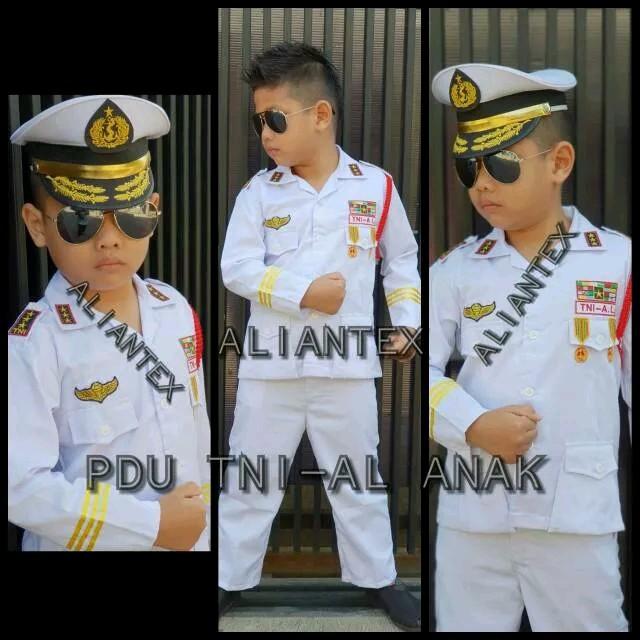 Seragam Profesi Anak PDU Angkatan Laut AL Baju Pawai Agustusan - Shop ...