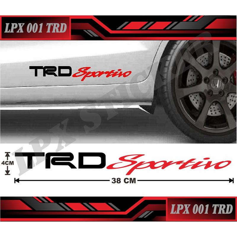 stiker trd sportivo cutting sticker - Shop | Tokopedia
