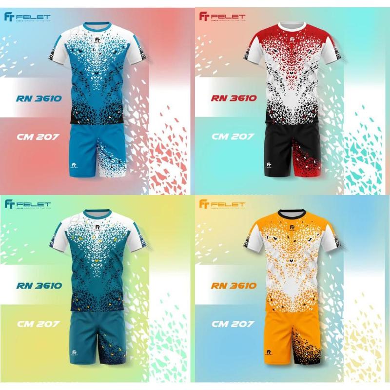 Felet RN3610 Badminton Jersey Set T-shirt [jersey] - TikTok Shop Singapore