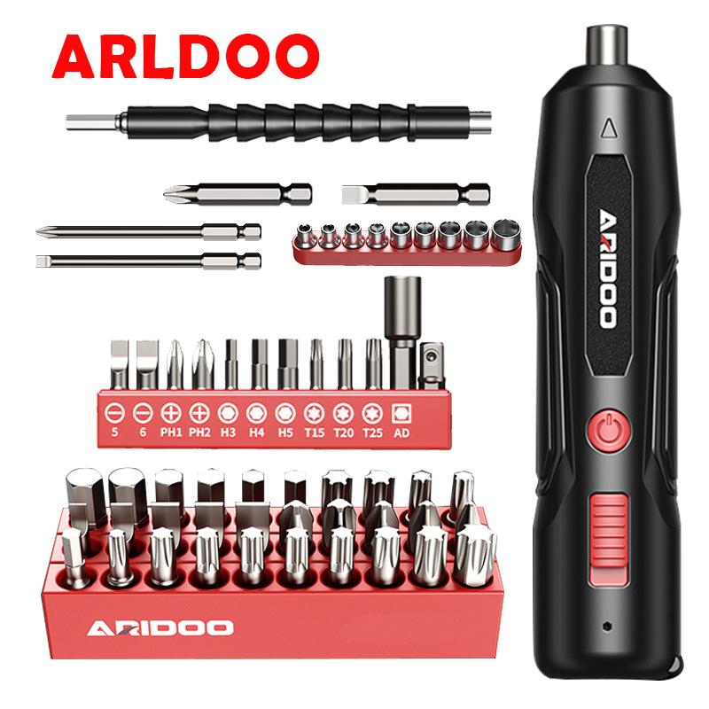 Electric Screwdriver +30 Pieces Bits Set Wireless Cordless Rechargeable ...